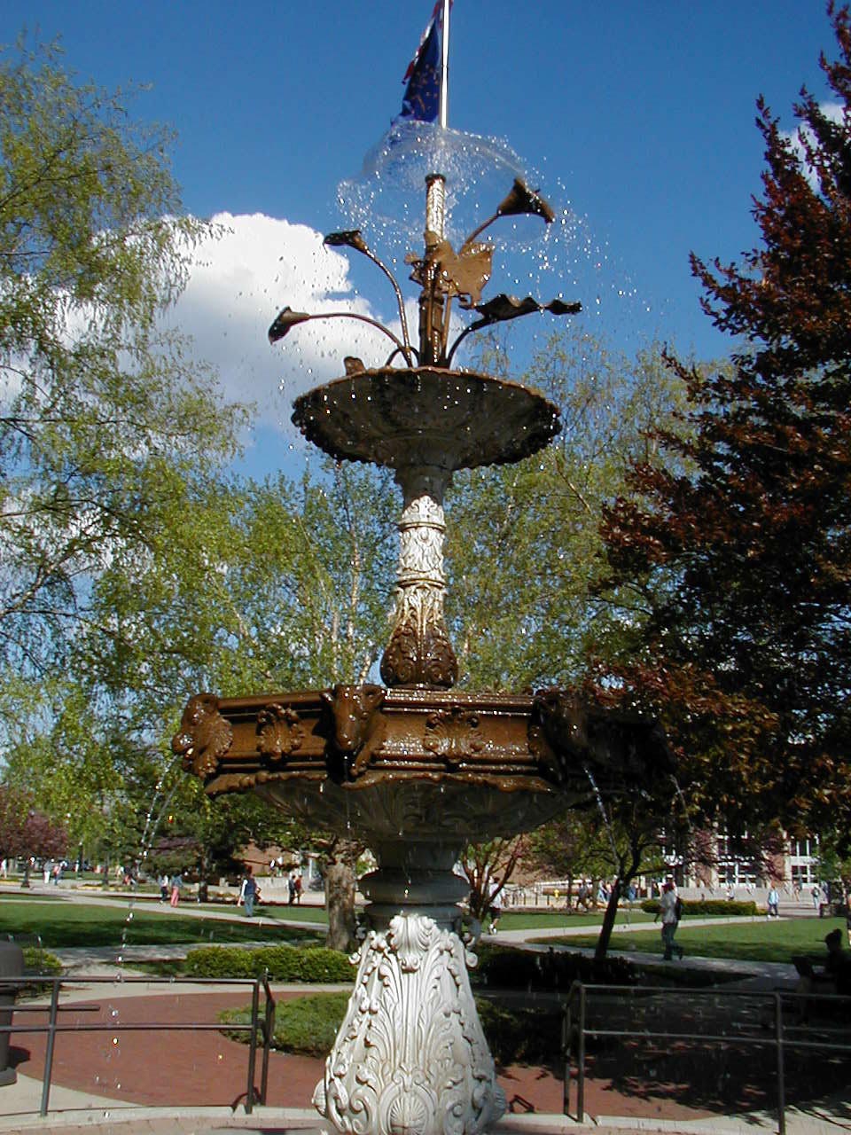 Class of 1894 Fountain – Purdue Arboretum Explorer