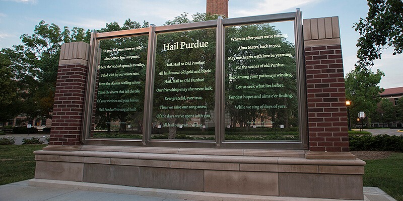 Hail Purdue Wall – Purdue Arboretum Explorer