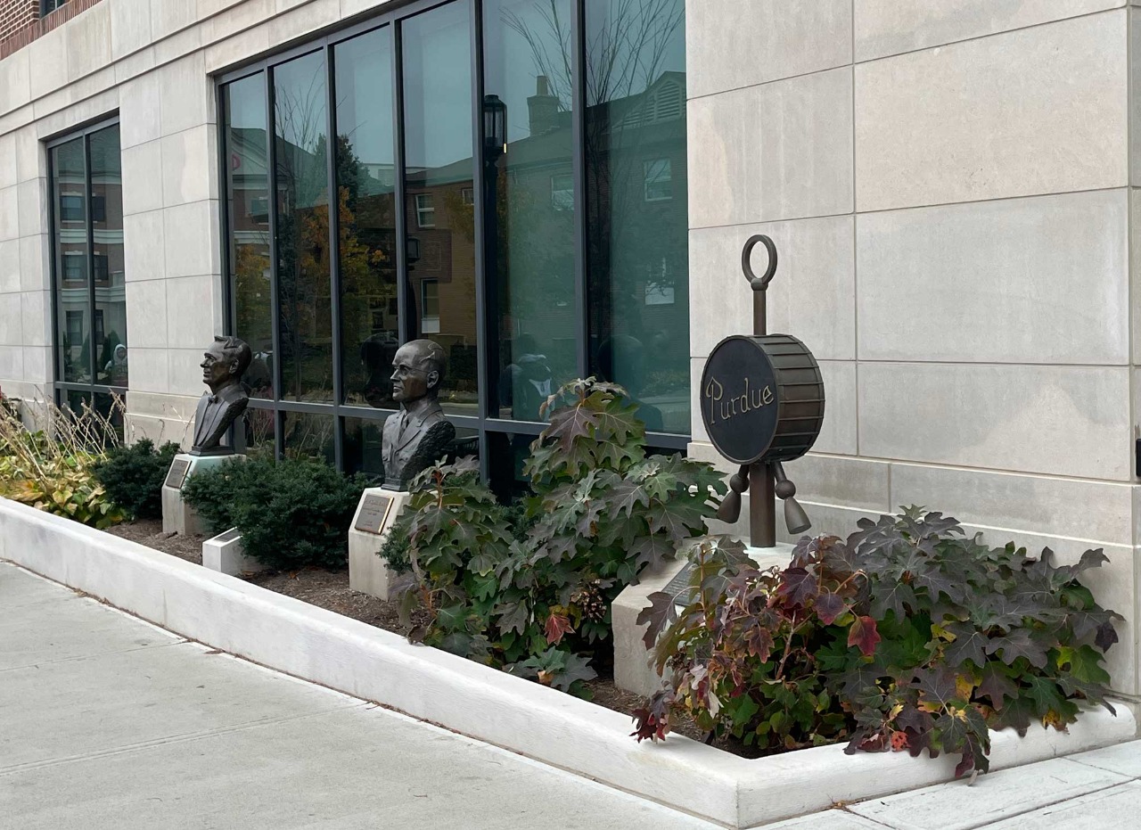 Purdue Bands Sculptures – Purdue Arboretum Explorer