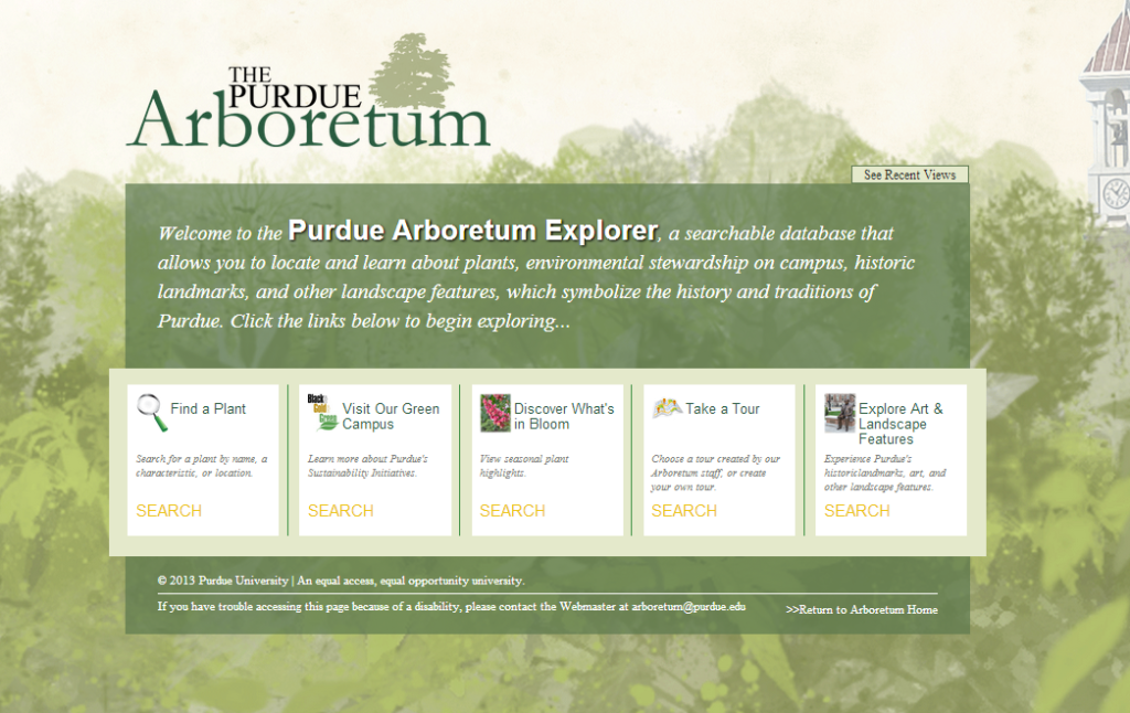 About Purdue Arboretum Explorer – Purdue Arboretum